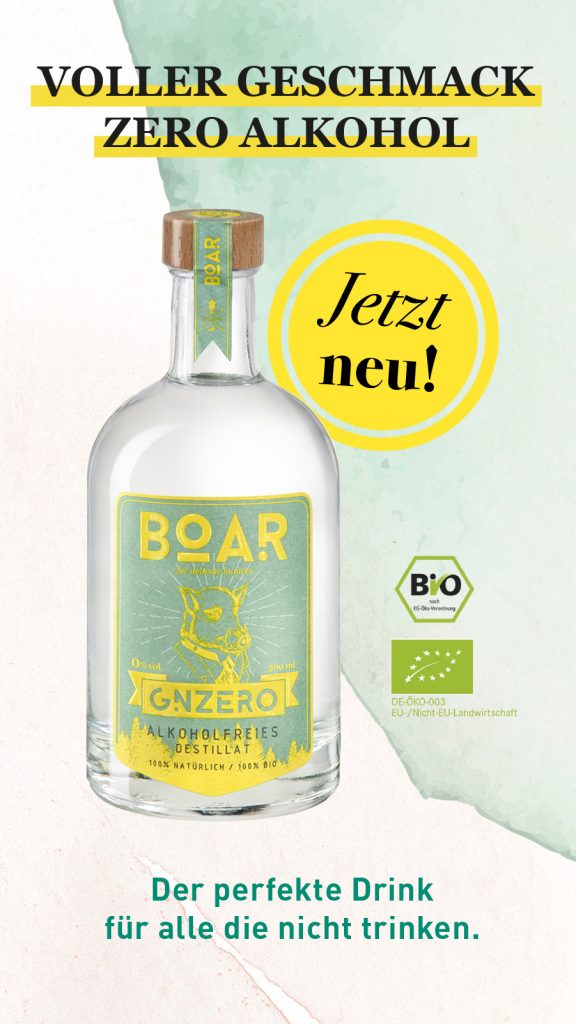 BOAR Gin® - Blackforest Premium Dry Gin harmonisiert mit Schwarzwälder ...